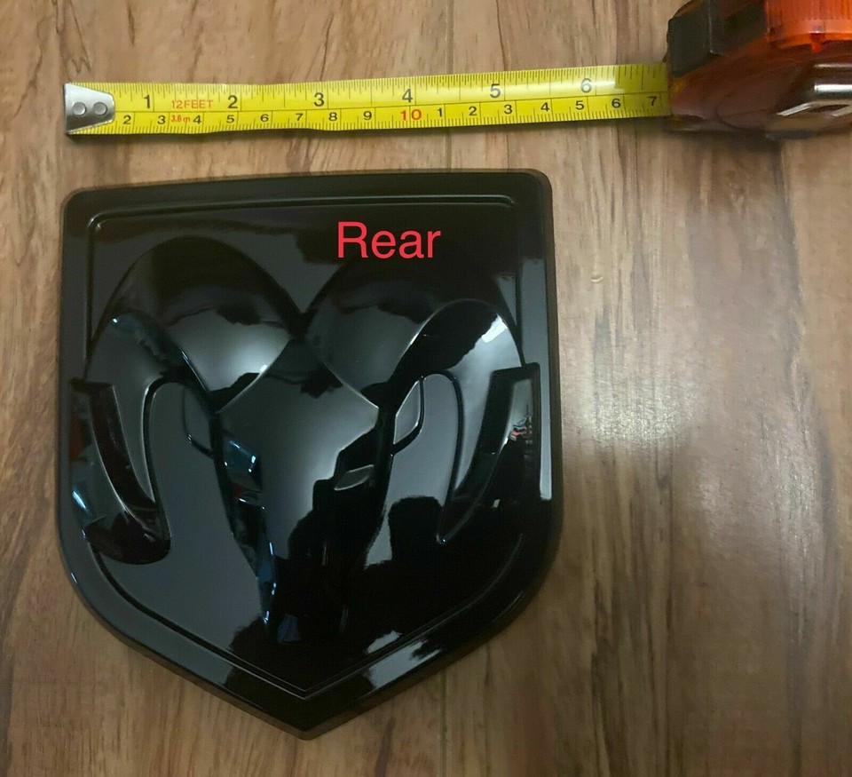 2013-2017 Dodge Ram 1500 2500 3500 Black Rear Emblem Badge Mopar | OE ...