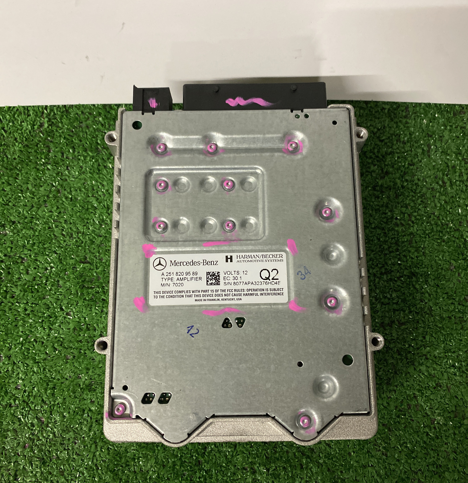 MERCEDES BENZ OEM Gl450 Ml350 R350 Amp Audio Sound System Becker ...