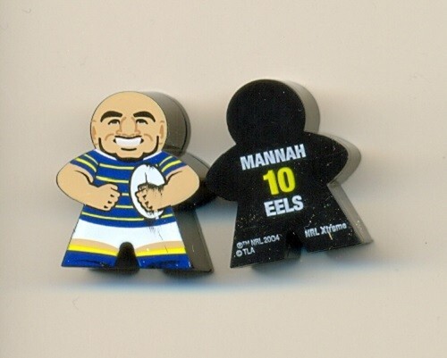 2018 NRL Xtreme MINI FOOTY STARS FIGURINES - Tim Mannah - Parramatta ...