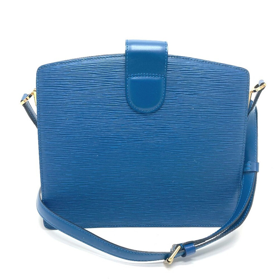 LOUIS VUITTON M52345 Epi Capuchin Bag One Shoulder Bag Epi Leather Blue ...