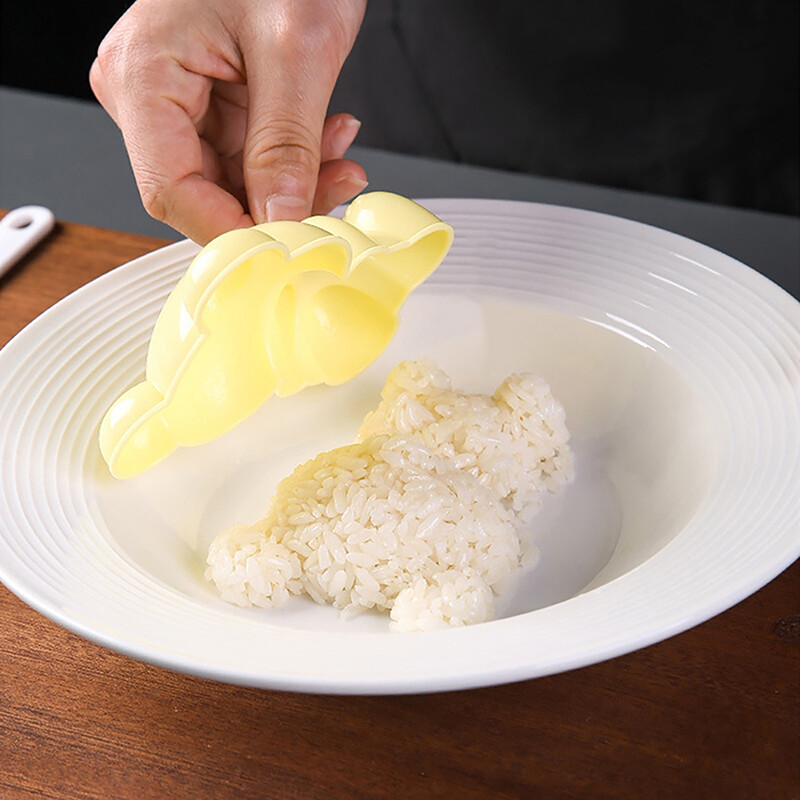 Cartoon Bear Animal Onigiri Mold Curry Rice Ball Press Mould Diy ...