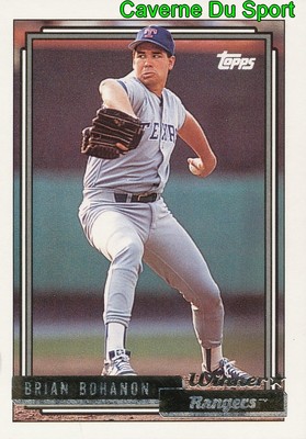 149 BRIAN BOHANON RANGERS TOPPS GOLD WINNER BASEBALL CARD 1992 | eBay