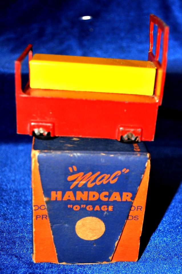 "MAC" HANDCAR - Vintage "O" Guage General Model Corp 3 RAIL Awesome ...