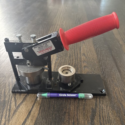 1” Tecre Button Maker Machine Model 100 And Button Parts | eBay