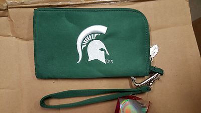 Michigan State Spartans ID Wallet Wristlet Cell Phone Case Charm 14 ...