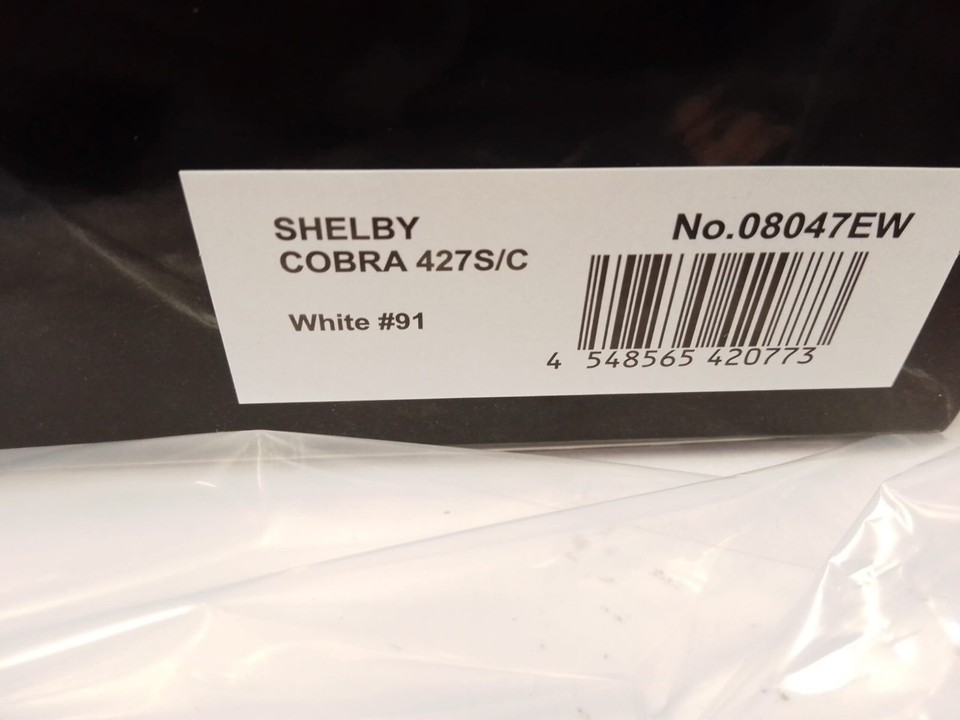 Kyosho Shelby Cobra 427 S/C #91 Scott White Bridgehampton 1965 1/18 ...