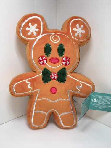 Disney 2020 MICKEY MOUSE Scented GINGERBREAD PLUSH TOY NEW 30CM ...