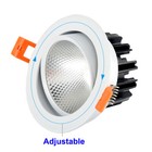 Dimmable/N LED Recessed Ceiling Lamp Adjustable Picture Focus Lights ...