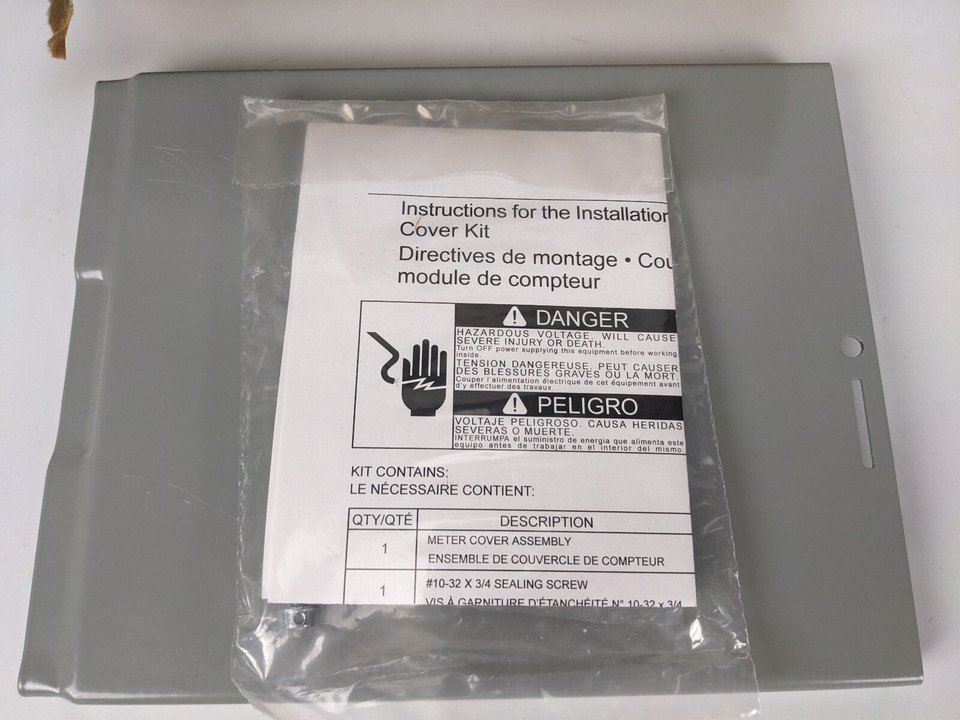 GE TMCB12B Blank Meter Bottom Cover 125A - Modular Metering Mini Mod | eBay
