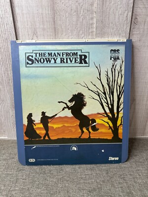 The Man From Snowy River LaserDisc CED CBS Fox Video 1982 Collectible ...