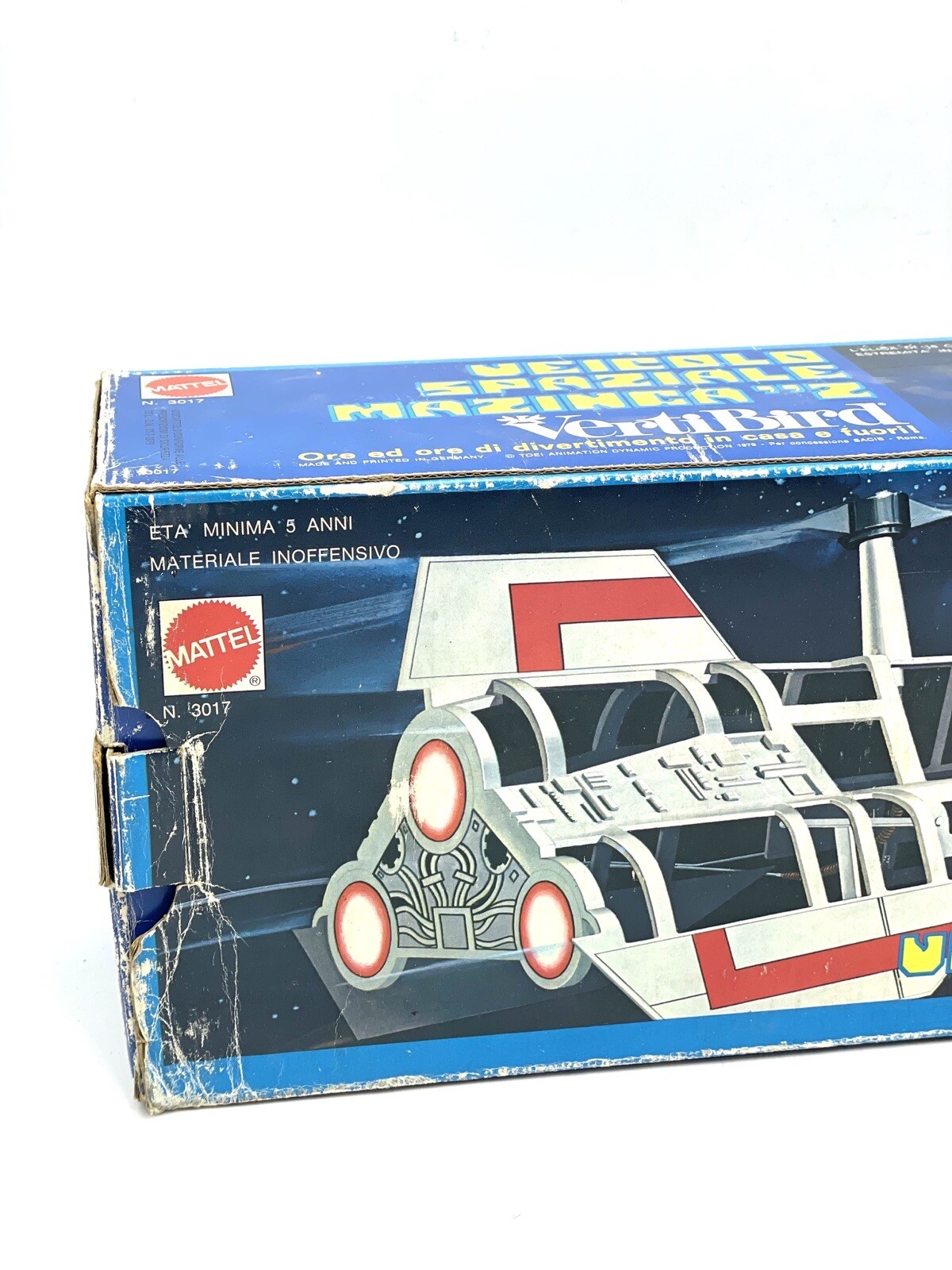 1980# Battlestar Galactica Space Vertibird Toy MATTEL EURO BOX MAZINGER ...