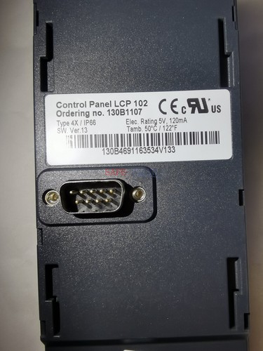 1x Danfoss FC301 FC302 control panel display LCP102 tested 130B1107 ...