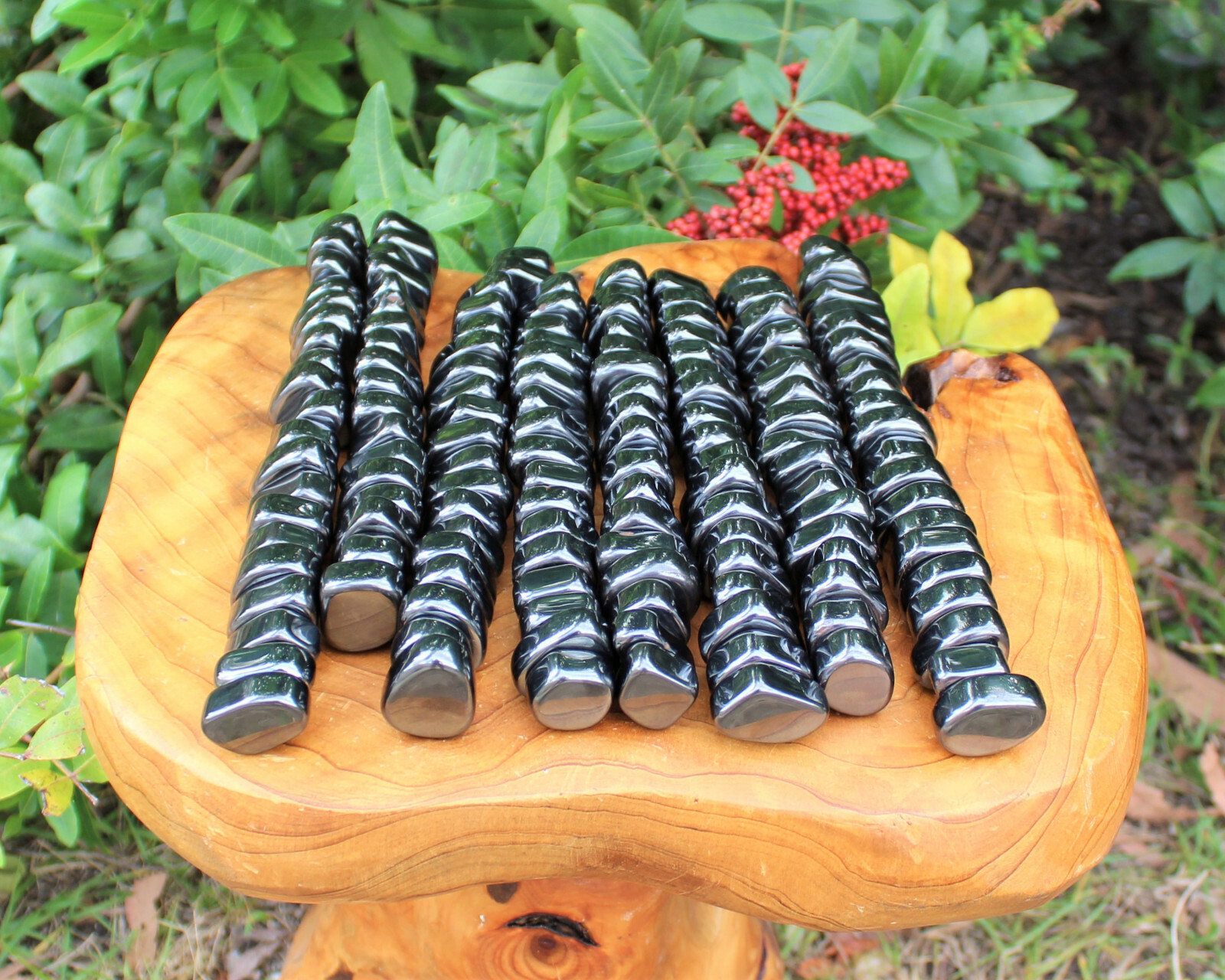 1 lb Small MAGNETIC Hematite Tumbled Stone (Crystal Healing, Shiny ...