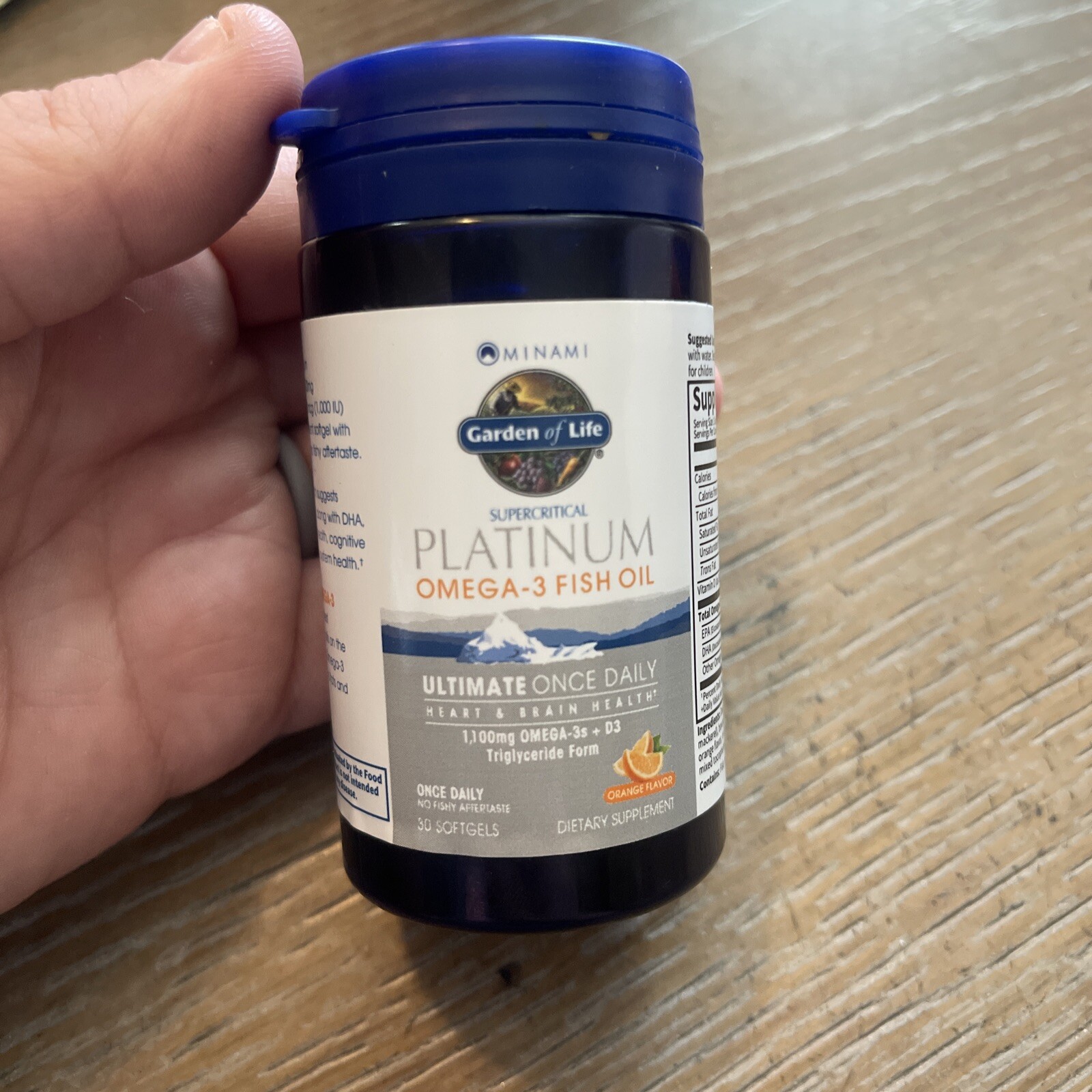 Minami Nutrition Platinum Vitamin D3 Omega 3 Fish Oil 30 Gels LOWEST ...