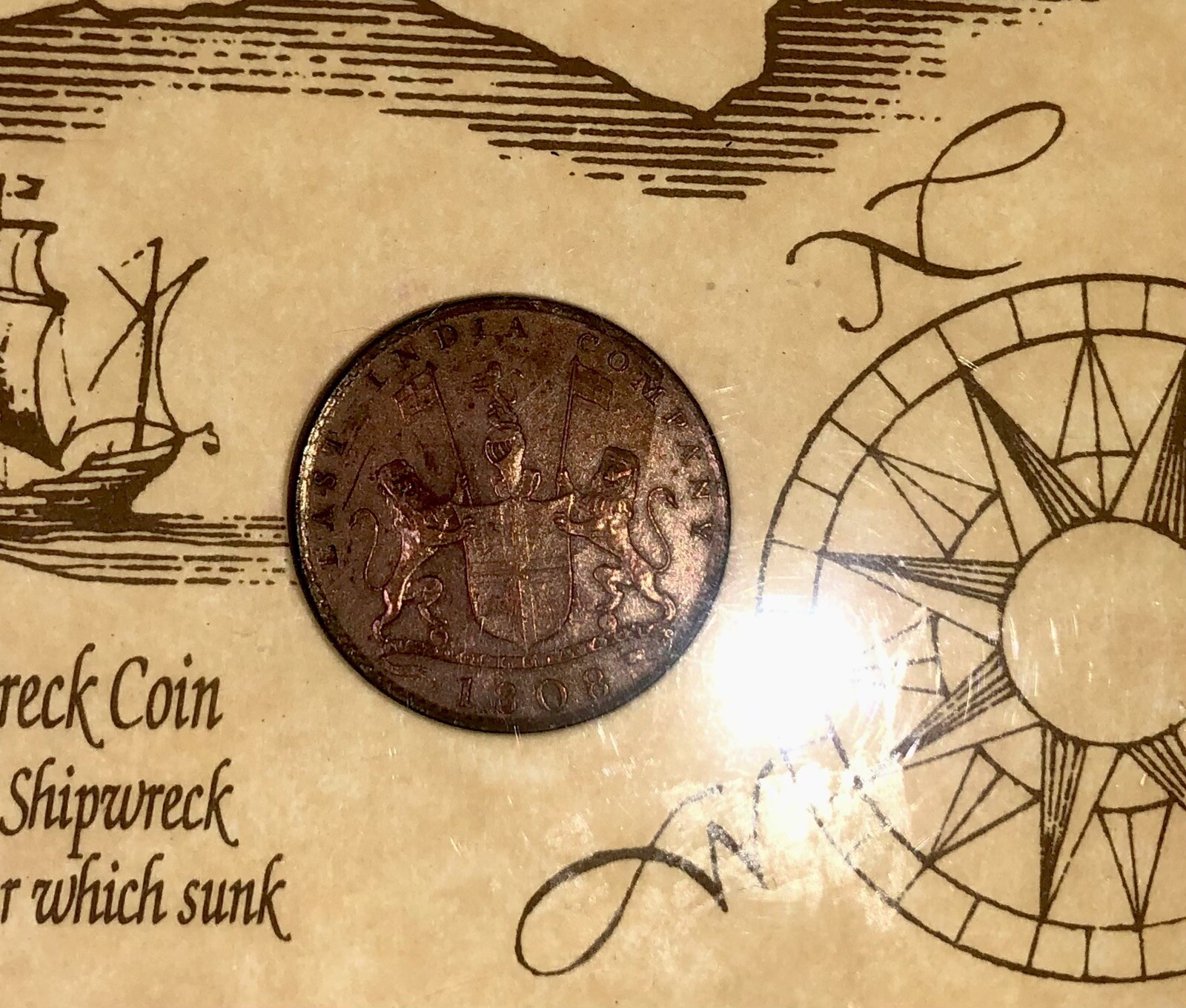 Vintage 186-YEAR-OLD Shipwreck Coin Wreck of the Admiral Gardner, Sank ...