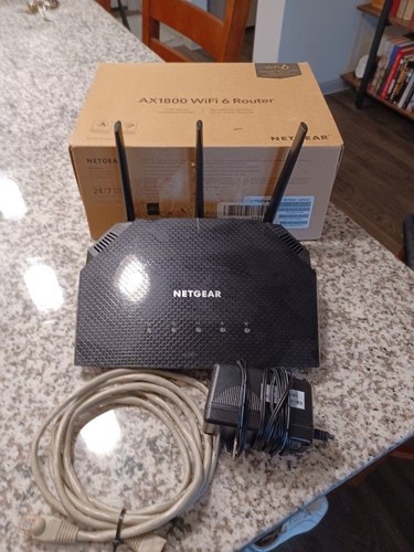 Netgear AX1800 WiFi 6 Router (R6700AX) 1000Mbps 1 WAN & 4 LAN Ports | eBay