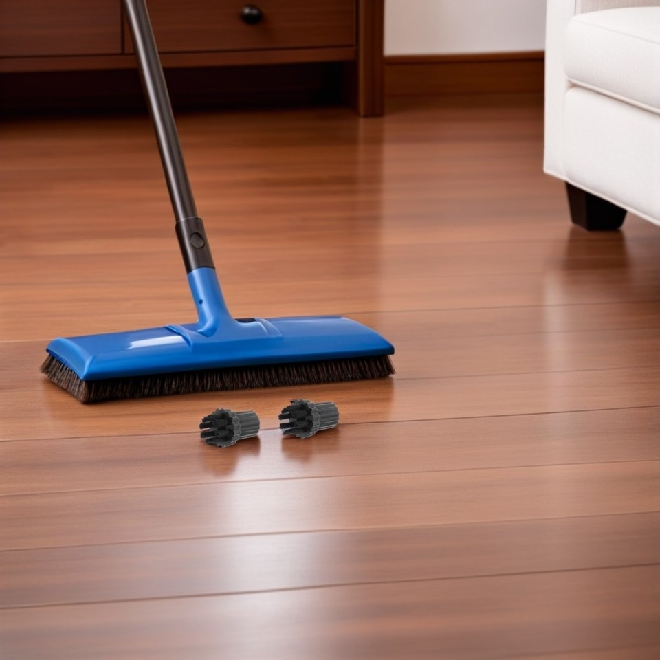 2 Pcs Steam Mop Brush Head Nylon Bristles Heads for Replacement Mops ...