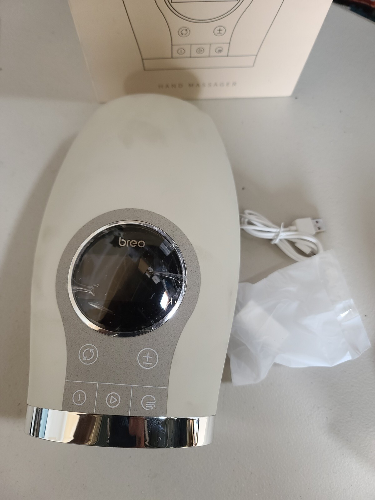 Breo WOWO S Cordless Rechargeable Hand Massager w Air Pressure Heat ...