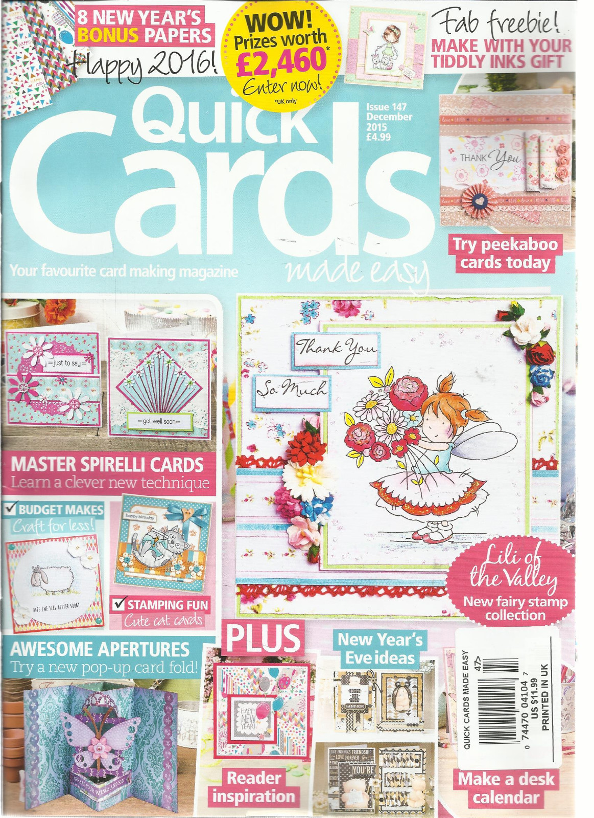 QUICK CARDS MADE EASY, DECEMBER, 2015 ( YOUR FAVORITE CARD MAKING ...