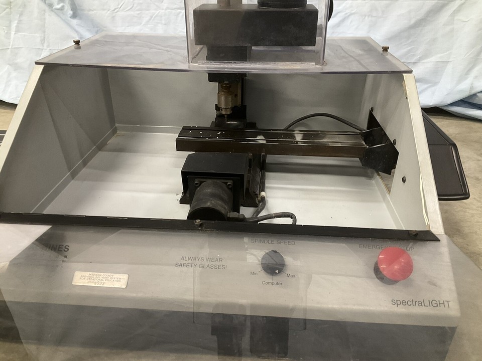 Light Machines Spectra Light CNC Benchtop DNC Milling with drive | eBay