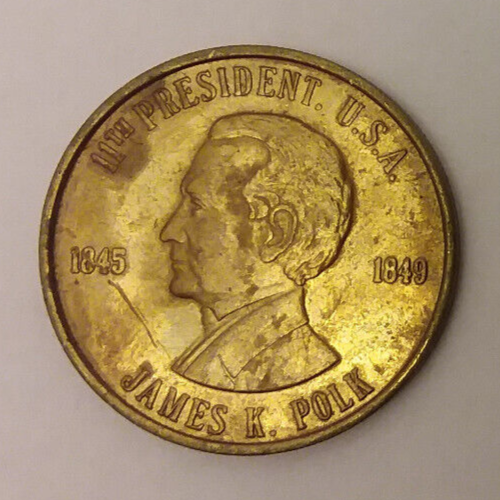 James K. Polk 11th President Coin Medal Token 28mm | eBay