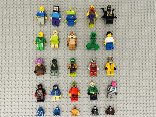 Lot Of 20 Lego Random Minifigures City Ninjago Minecraft Parts Torso | eBay