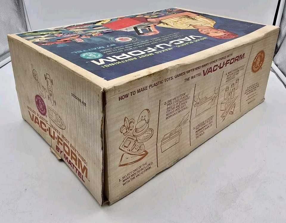 Vintage 1962 Mattel VAC-U-FORM 422 Plastic Molding Kit Nice! Read ...