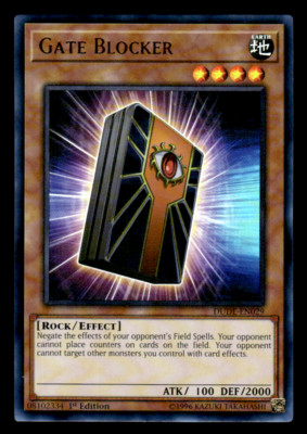 Yu-Gi-Oh! TCG Gate Blocker Duel Devastator DUDE-EN029 1st Edition Ultra ...