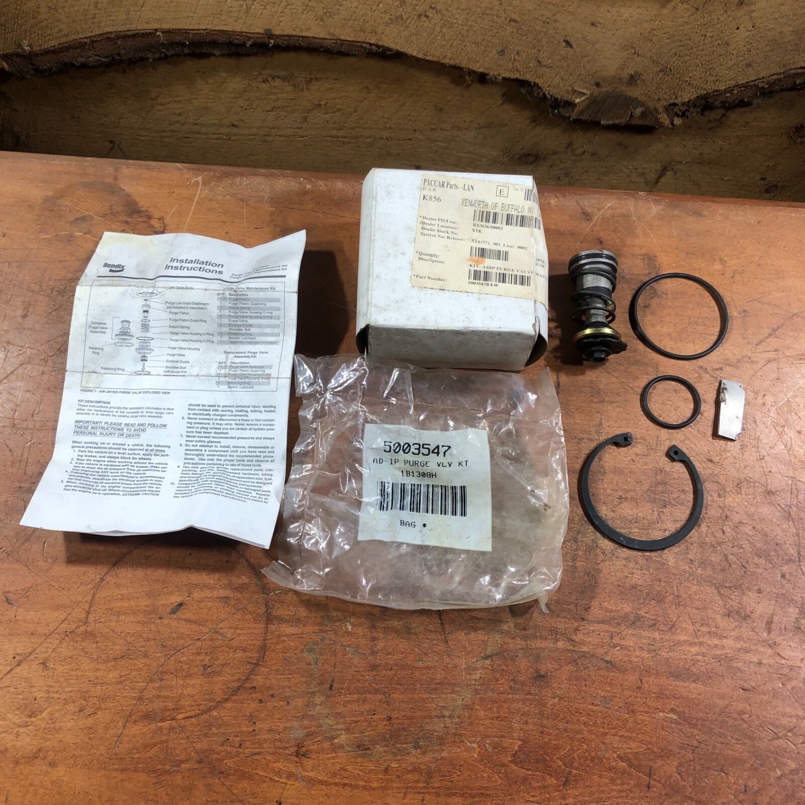 Bendix 5003547 Purge Valve Repair Kit for sale online | eBay