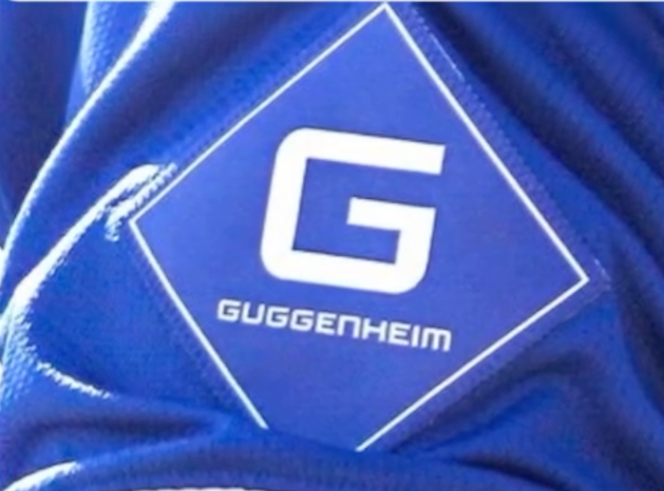 Guggenheim Patch Ad Patch Los Angeles Dodgers Baseball Jersey Patch Ad ...