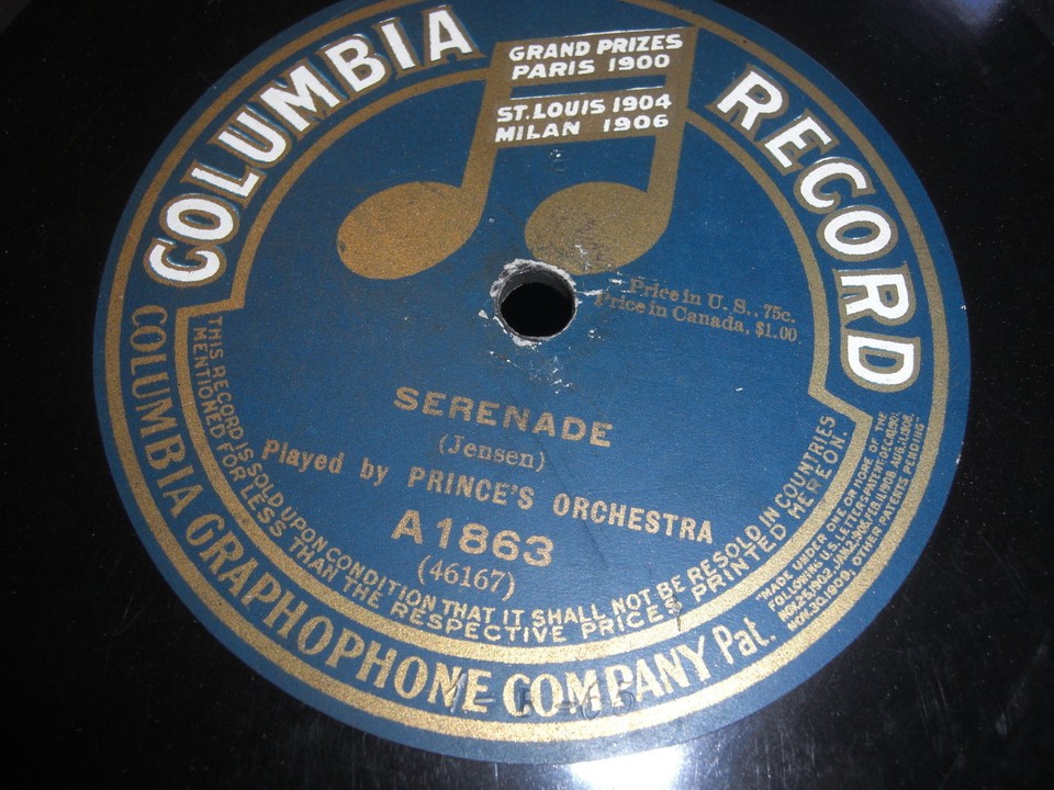 JOE HAYMAN COLUMBIA 78 RPM RECORD 1863 COHEN PHONES HEALTH DEPARTMENT ...