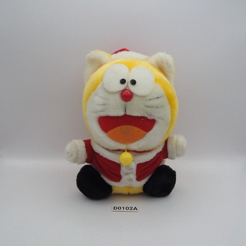 Yellow Doraemon D0102A Xmas Christmas Plush 7" Stuffed Toy Doll Japan ...