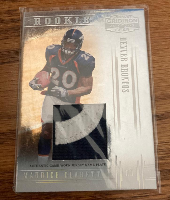 Denver Broncos Ohio State Auto Patch Rookie Cards Maurice Clarett Roby ...