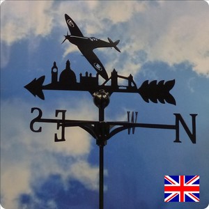 Metal Plane Garden Spinner Wind Vane | Fasci Garden