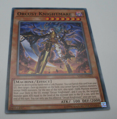 Yu-Gi-Oh Karte - Orcust Knightmare - Machine / Effect - braun - Yugioh ...