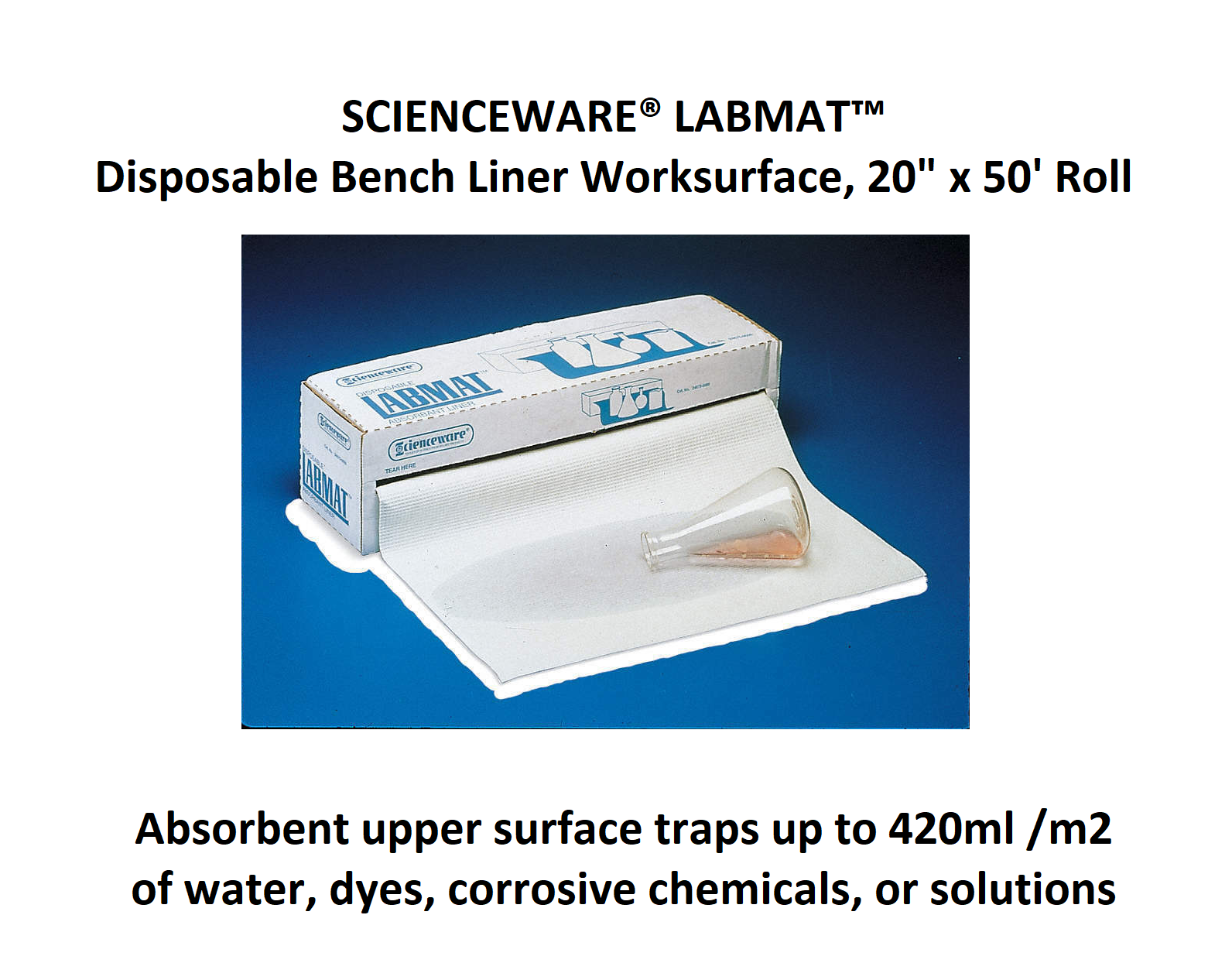 SP+Scienceware+F24675-0000+Laboratory+Liner+Labmat+WH+20inx50ft for ...