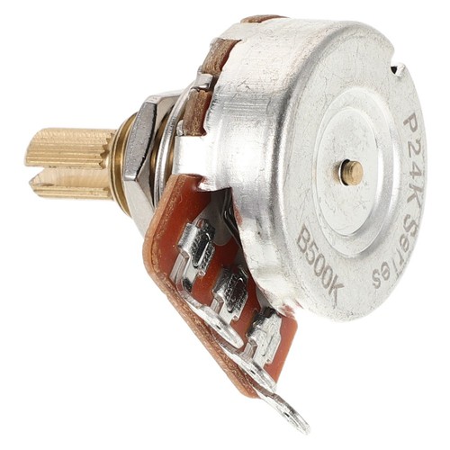 Guitar Bass Pot - Long Split Shaft 19mm 24 Teeth Audio Volume Taper | eBay