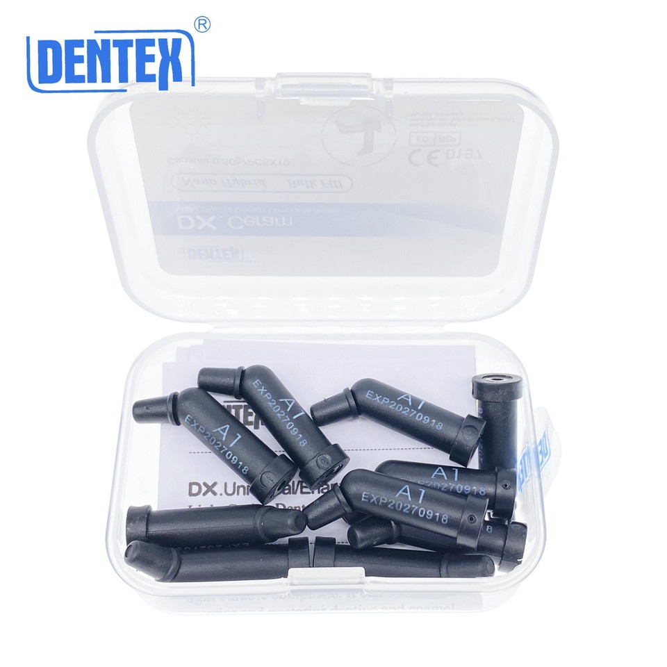 DENTEX Dental Composite Re Capsules Unidose A1 A2 A3 B1 Fit Kerr Filtek ...