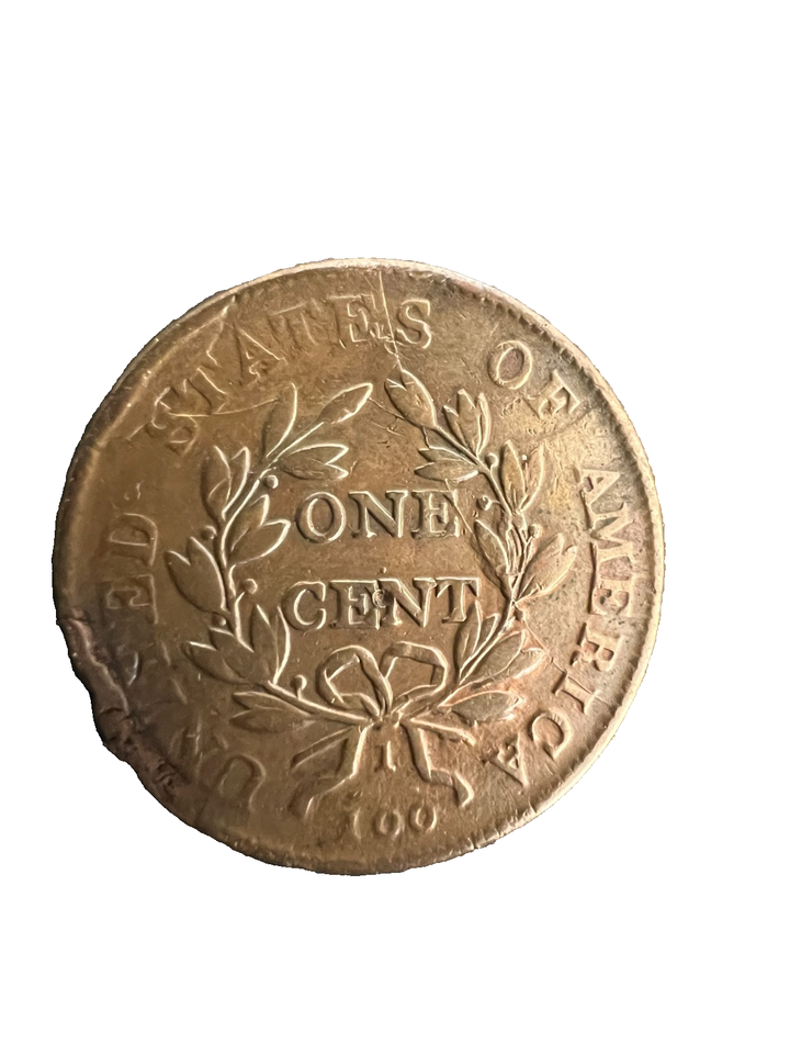 1802 LARGE CENT! SHATTERED DIE BREAKS AND 2 X CUDS!! Wow!!! RARE ERRORS ...