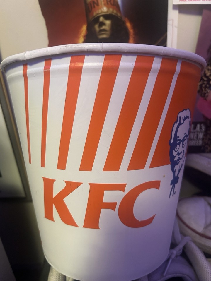 KFC 90s BUCKET BUCKETHEAD BUCKET REPLICA DECAL ACCURATE TO ORIGINAL | eBay