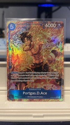 Portgas D Ace OP08-052 Alt Art AA Two Legend One Piece Foil | eBay ...