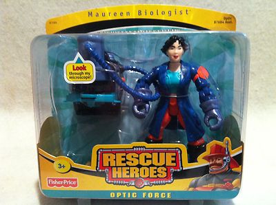 Rescue Heroes Optic Force Maureen Biologist Factory Sealed! | eBay