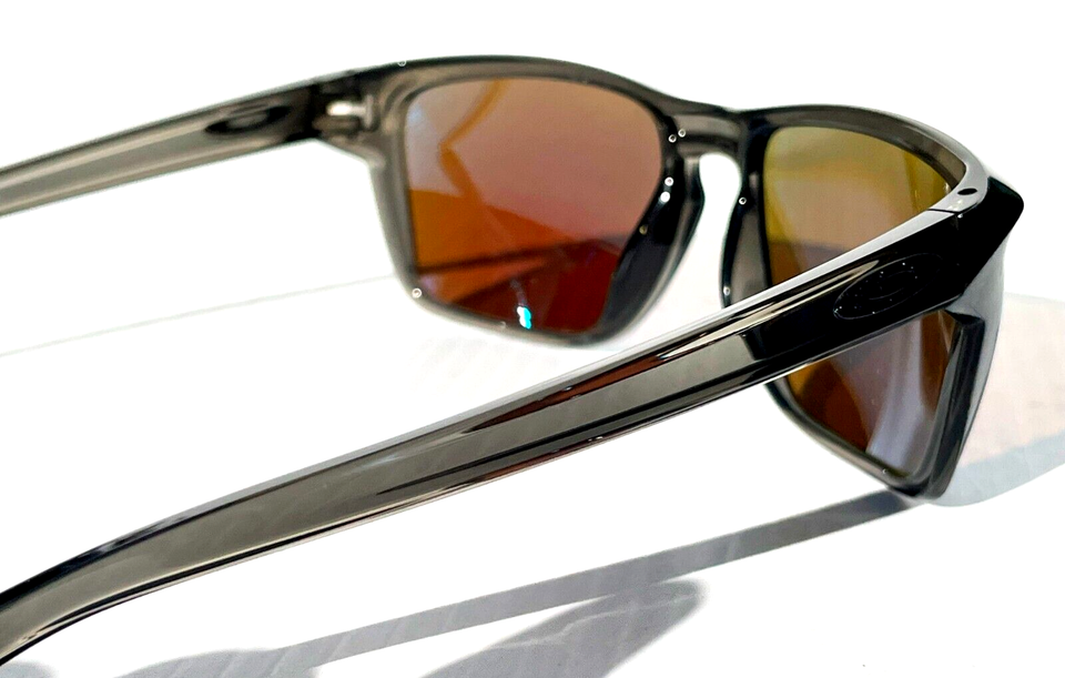 NEW Oakley SYLAS Grey Smoke POLARIZED Galaxy Chrome Mirror lens ...