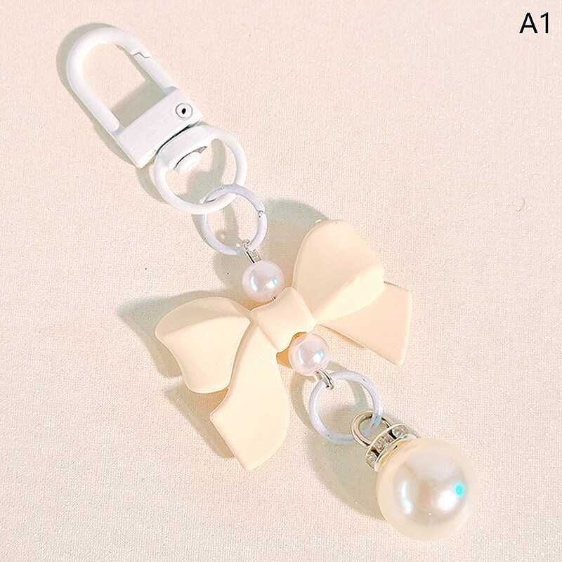Bow Candy Color Pendant Keyring Fashion Y2K Keychain Bag Pendant ...