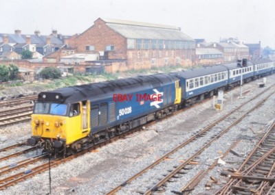 PHOTO CLASS 50 LOCO NO 50028 LEAVING TAUNTON 1980S | eBay UK
