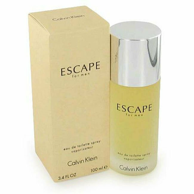 ESCAPE Men Calvin Klein 3.4 oz EDT eau de toilette Men Spray Cologne 3. ...