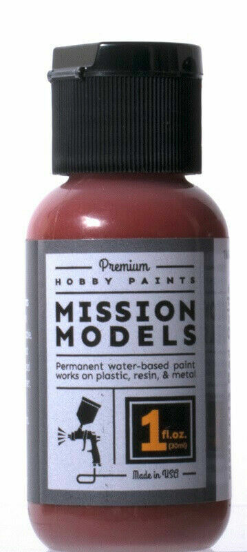 Mission Models Premium Hobby Paint Red Oxide German WWII RAL 3009 1oz ...