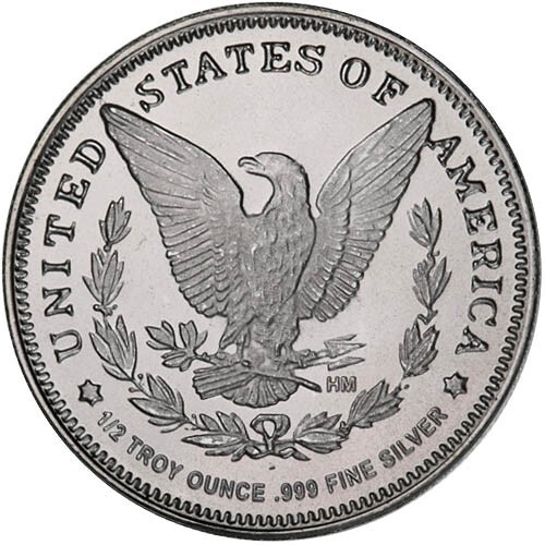 1/2 oz Highland Mint HM Morgan Style Fine Silver Round .999 | eBay