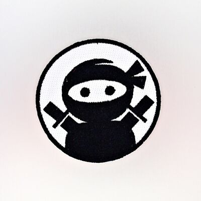 Ninja Patch — Iron On Badge Embroidered Motif — Fun Cute Retro | eBay