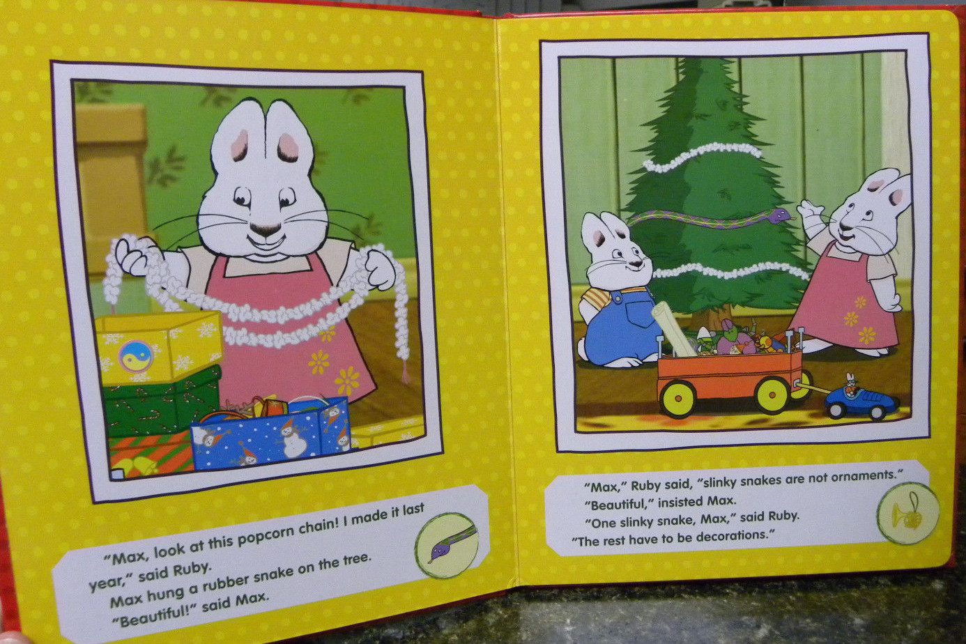 Max and Ruby's Christmas Tree Book by Rosemary Wells, 2007 Board Book ...
